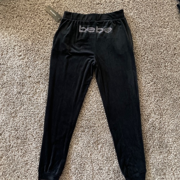 bebe | Pants & Jumpsuits | Bebe Sport Women Jogger Sweatpants Velour ...